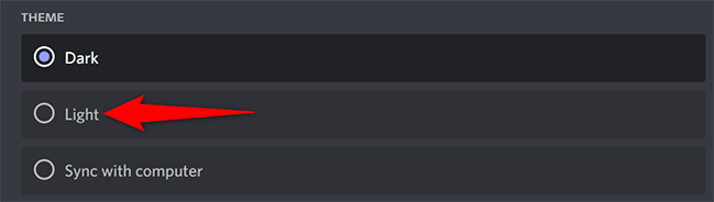 How to Turn On Light Mode in Discord