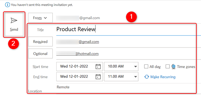 How to Send a Calendar Invite From Microsoft Outlook
