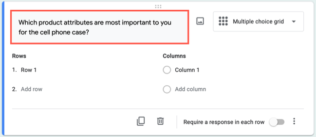 How to Make a Google Forms Ranking Question