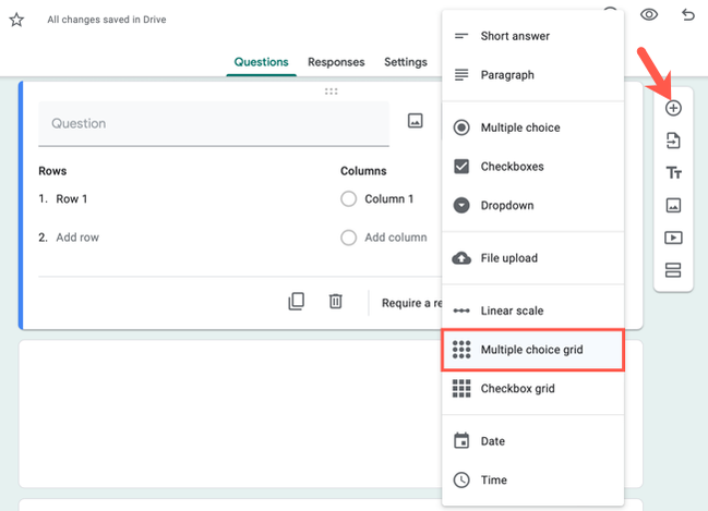 How to Make a Google Forms Ranking Question