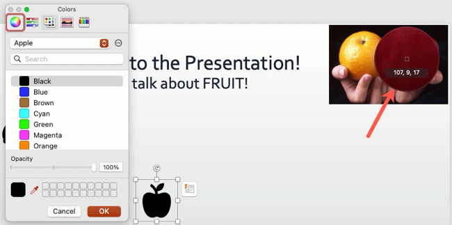 How to Match Colors With the Eyedropper in Microsoft PowerPoint
