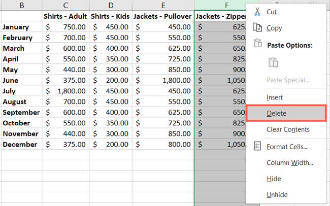 How to Add and Remove Columns and Rows in Microsoft Excel