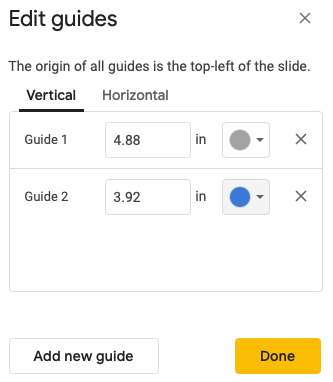 How to Use Guides to Position Items in Google Slides