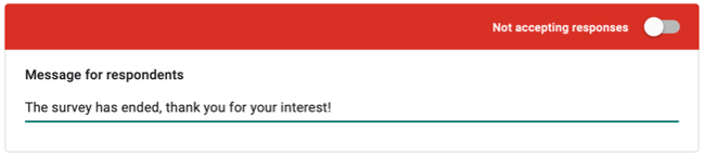How to Close a Google Form