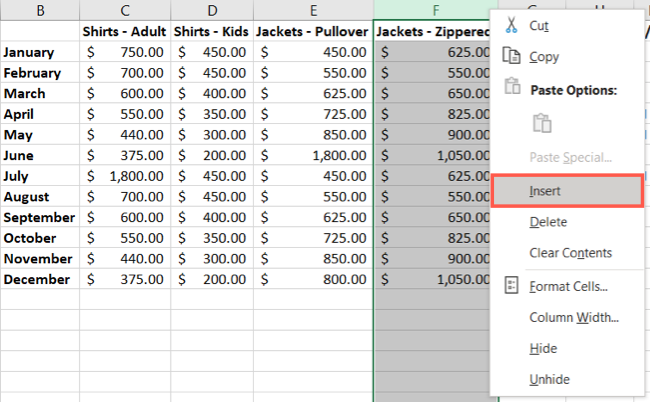 How to Add and Remove Columns and Rows in Microsoft Excel