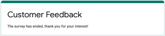 How to Close a Google Form