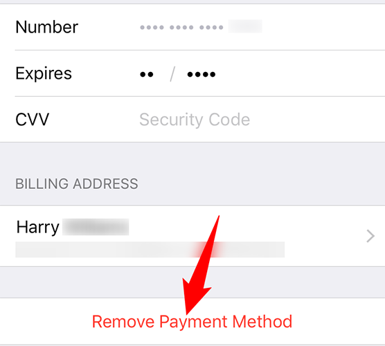 How to Remove a Payment Method From an iPhone