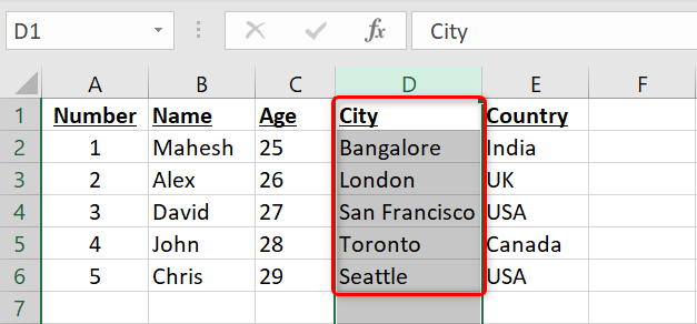 How to AutoFit in Microsoft Excel