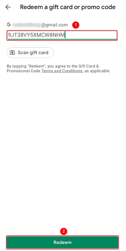 How to Redeem a Google Play Card