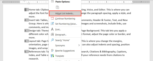 How to Number Paragraphs in Microsoft Word