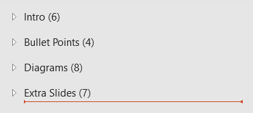 How to Organize a Microsoft PowerPoint Slideshow Using Sections