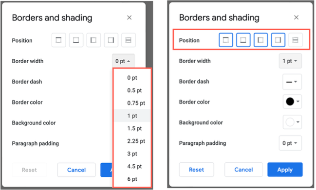 How to Add Borders and Color to Paragraphs in Google Docs