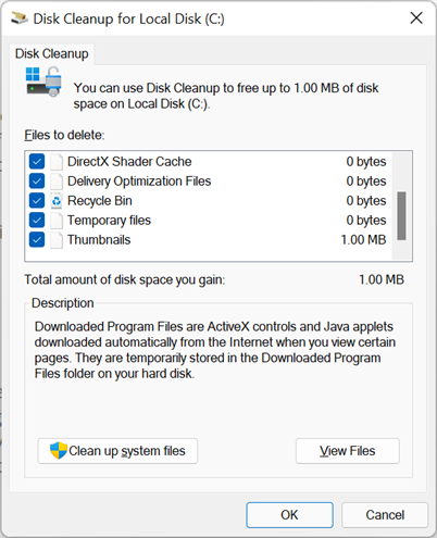 How to Free Up Space in Windows 11
