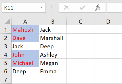How to Compare Two Lists in Microsoft Excel