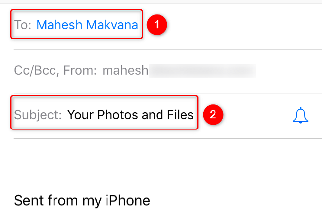 How to Attach Photos and Other Files to an Email on iPhone