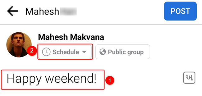 How to Schedule a Post on Facebook