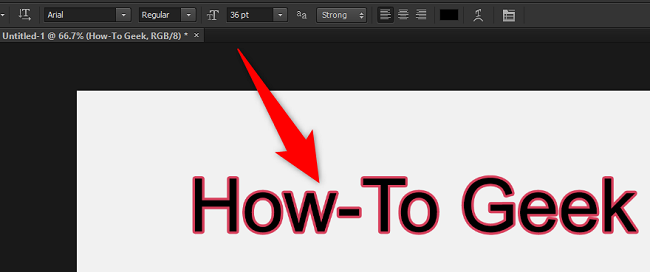 How to Outline Text in Adobe Photoshop