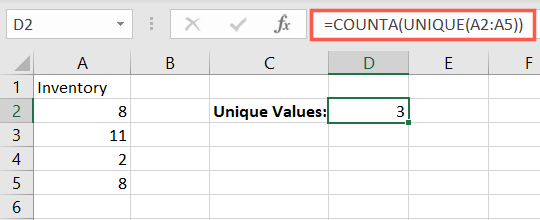 How to Count Unique Values in Microsoft Excel