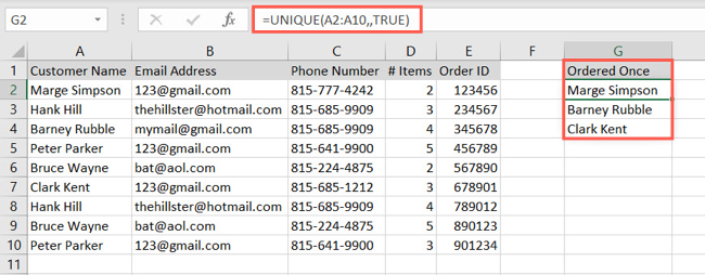 How to List and Sort Unique Values and Text in Microsoft Excel