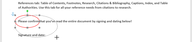 How to Circle Text in Microsoft Word