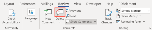 How to Hide or Delete Comments in Microsoft Word