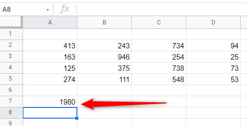 sum addition google sheets