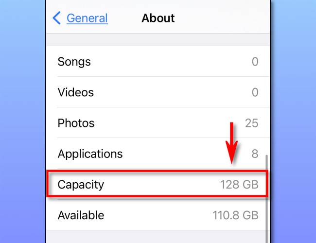 How to Check Your iPhone's Storage Capacity