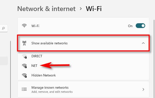 How to Connect to Wi-Fi on Windows 11