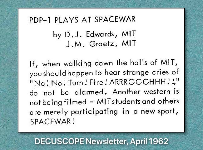 Video Games Turn 60: How Spacewar Launched a Revolution