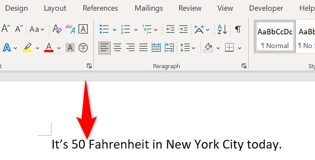 How to Insert the Degree Symbol in Microsoft Word