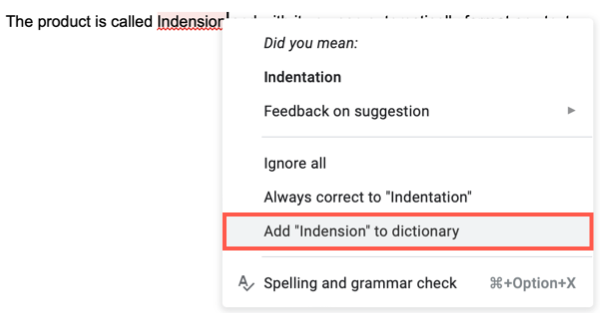 How to Add and Remove Words in Your Google Docs Personal Dictionary