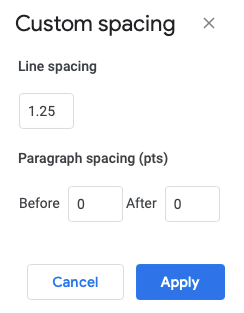 How to Change Line Spacing in Google Docs