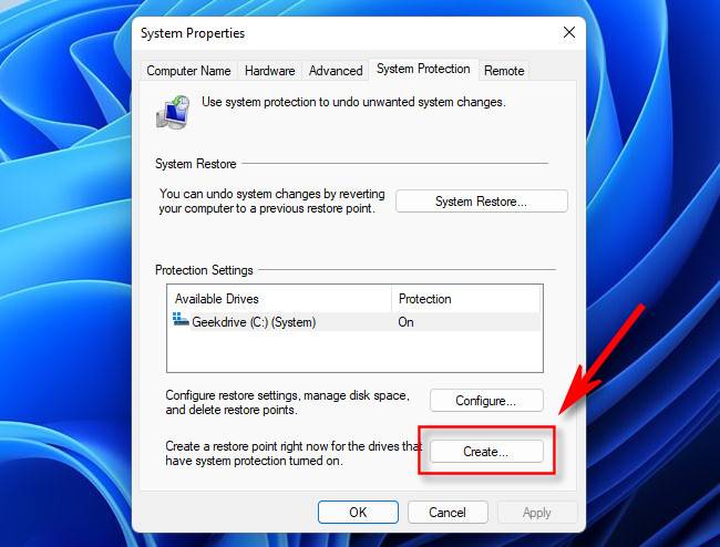 How to Create a System Restore Point on Windows 10 or Windows 11