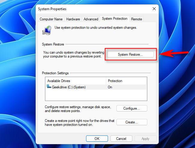 How to Create a System Restore Point on Windows 10 or Windows 11