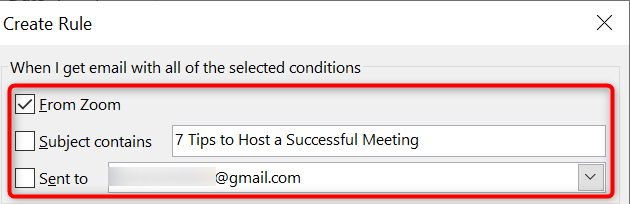 How to Create a Rule in Microsoft Outlook