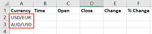 How to Get Currency Exchange Rates in Microsoft Excel
