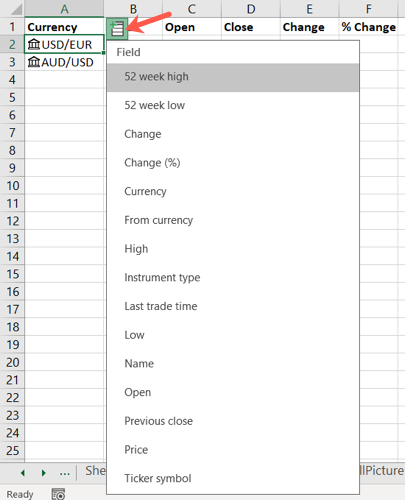 How to Get Currency Exchange Rates in Microsoft Excel