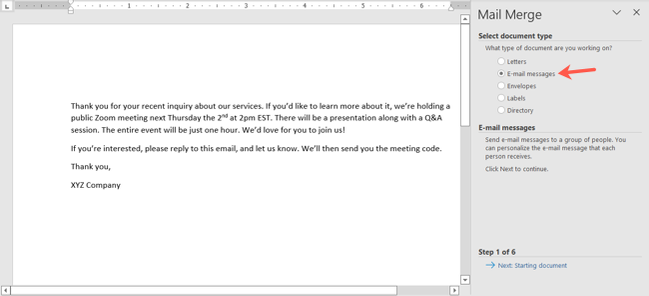 The Easiest Way to Create a Mail Merge in Microsoft Word