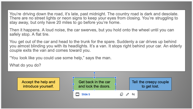 How to Create an Interactive Story in Google Slides