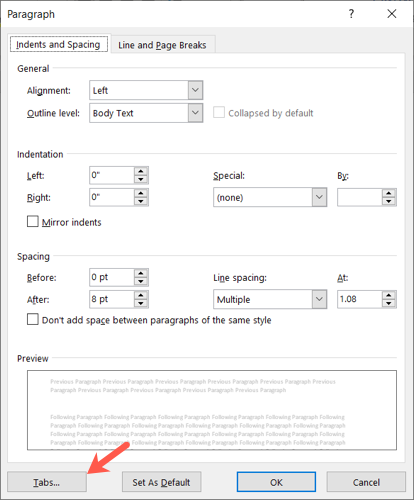 How to Add, Edit, and Remove Tab Stops in Microsoft Word