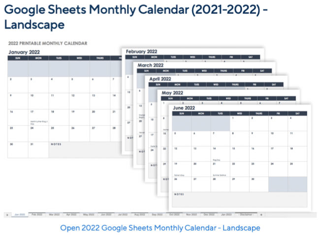 How to Make a Calendar in Google Sheets