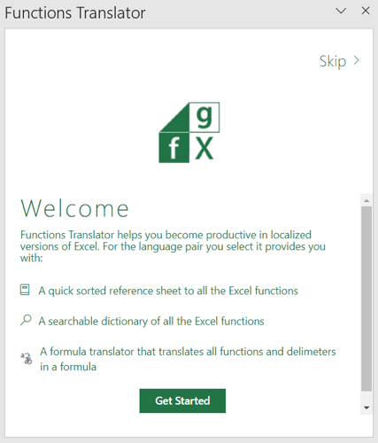 How to Translate Formulas in Microsoft Excel