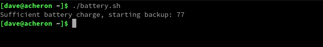 How to Check a Linux Laptop's Battery From the Command Line