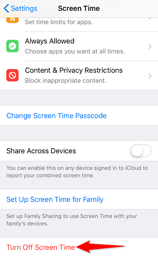 How to Turn Off Screen Time on iPhone