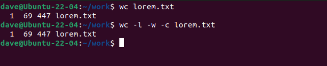 How to Use the wc Command in Linux