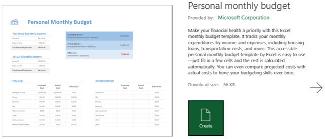 How to Make a Simple Budget in Microsoft Excel