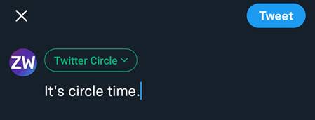circle tweets
