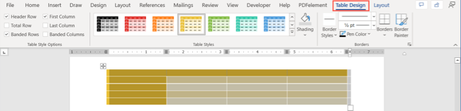 How to Create a Table Template in Microsoft Word