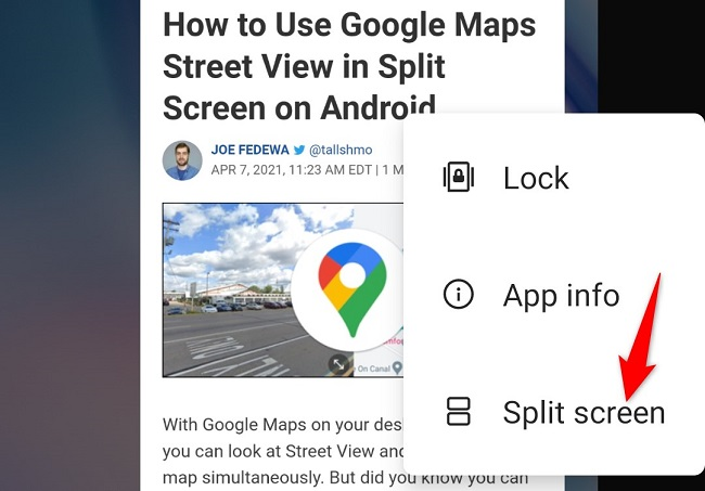 How to Split the Screen on Android