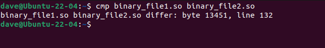 How to Compare Binary Files on Linux